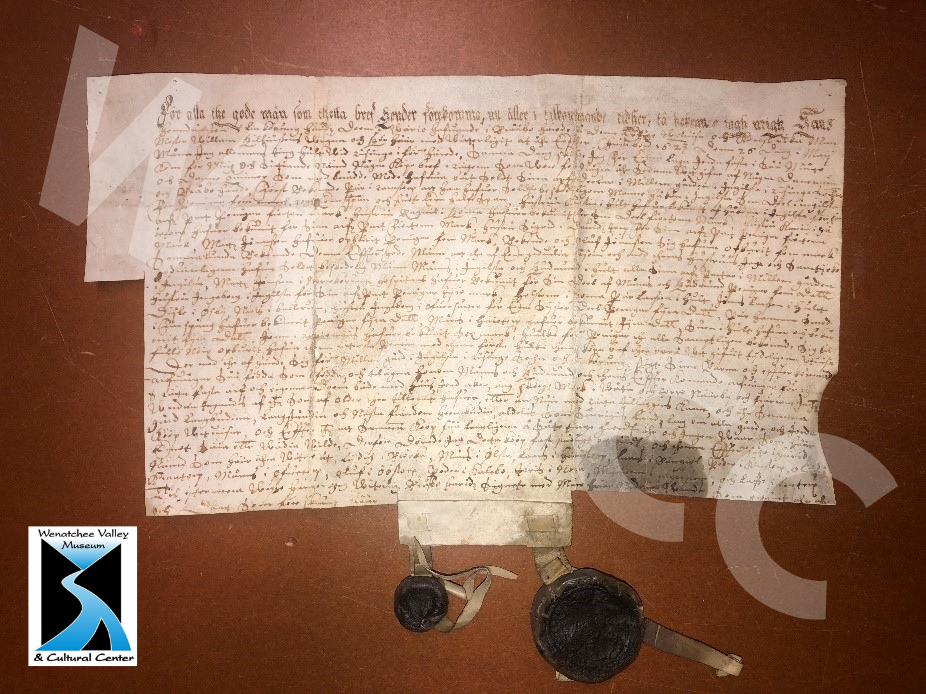 Curiosities from the Museum: Mystery Parchment | Wenatchee Valley ...