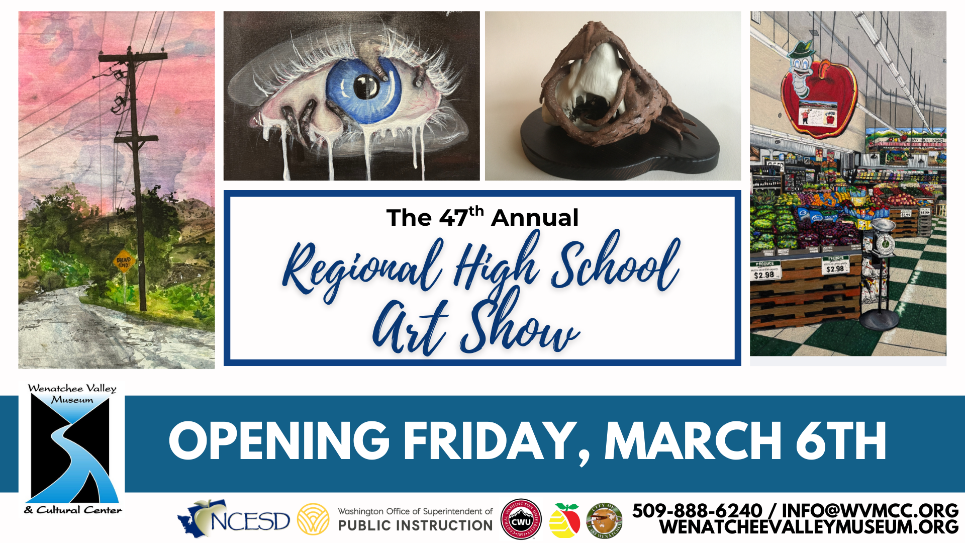 46th Regional High School Art Banner | Wenatchee Valley Museum ...